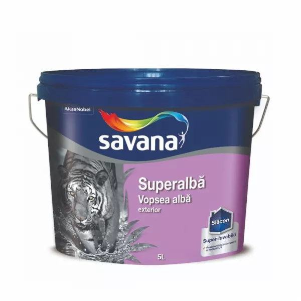 Varuri Vopsea superlavabila, superalba pentru exterior cu si...