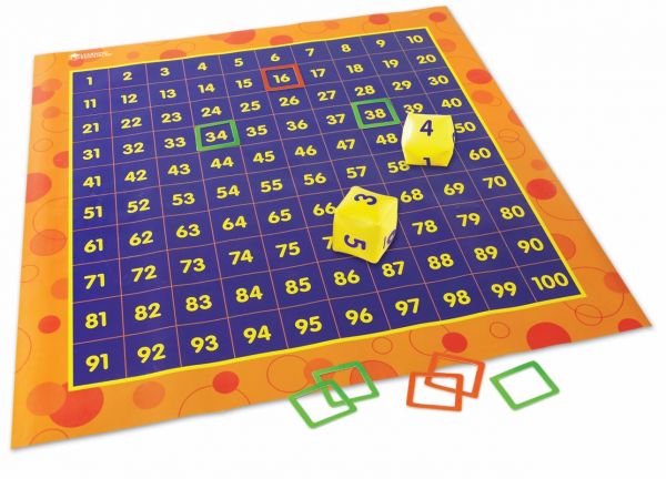 Numere, calcul si fractii Covoras cu 100 de numere, dimensiune 120 cm ...