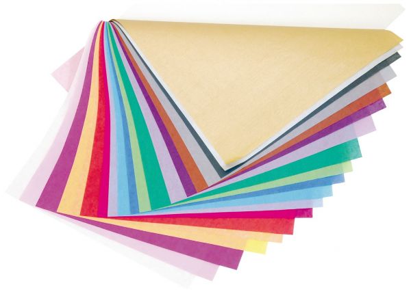 Hartie transparenta Hartie transparenta - 20 coli divers colorate ...