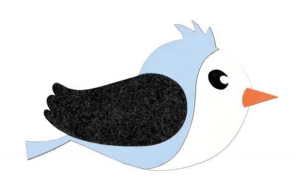 Aplicatii perete manipulare Pasare in zbor 111350 Omfal Educational