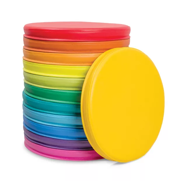 Pernute Pernute rotunde colorate 12 buc - 32 x 3 cm 241080 Omfal ...