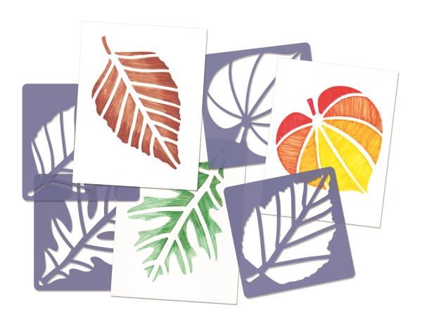 Sabloane Sabloane frunze 122244 Omfal Educational