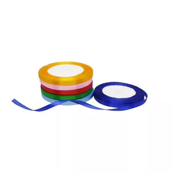 Alt material de decoratie Set panglica satin colorata, 6 buc ...