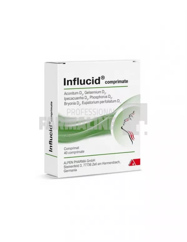 Influcid 40 comprimate - la pret mic | Pfarma.ro