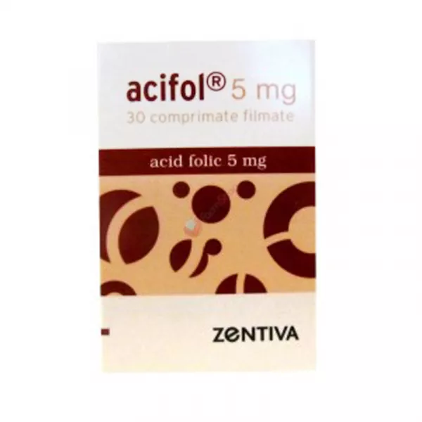 ACIFOL 5 mg x 30 COMPR. FILM. 5mg ZENTIVA S.A. - Vezi prospectul ...