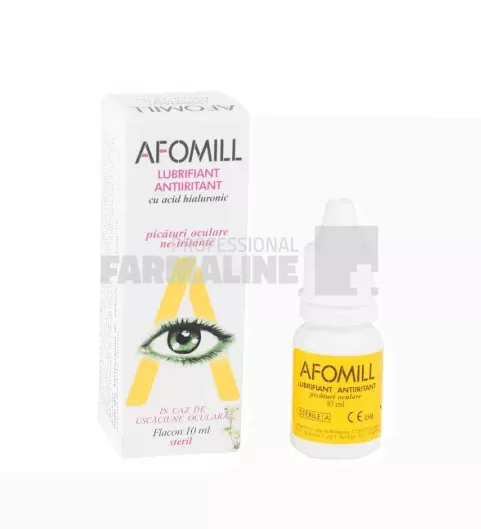 Afomill Lubrifiant-Antiiritant cu Acid Hialuronic 10 ml - la pret mic ...