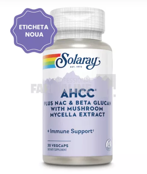 AHCC plus NAC & Beta Glucan 30 capsule - la pret mic | Pfarma.ro