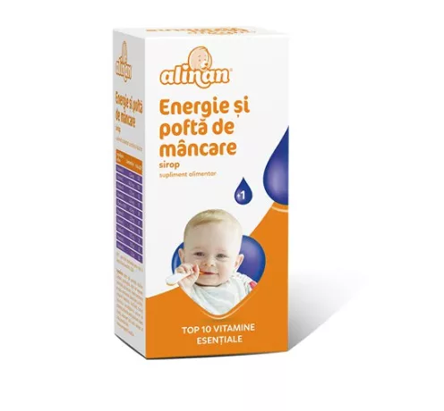 Alinan Sirop Energie si pofta de mancare 150 ml - la pret mic | Pfarma.ro