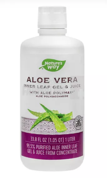 Aloe Vera Gel & Juice with Aloe PolyMax 1000 ml - la pret mic | Pfarma.ro
