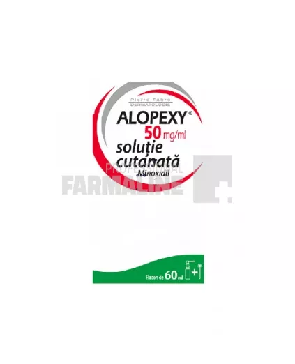 Alopexy 5% solutie cutanata 50mg/ml - la pret mic | Pfarma.ro