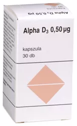 ALPHA D3 0,50 mcg x 30 CAPS. MOI 0,50mcg TEVA PHARMACEUTICALS - Vezi ...