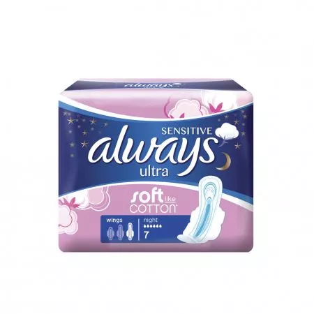 Always Sensitive Ultra Super Plus Absorbante 8 bucati - la pret mic | Pfarma.ro