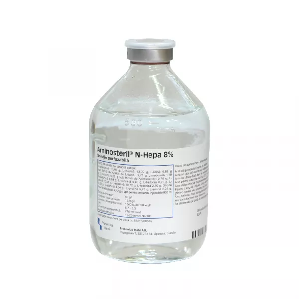 AMINOSTERIL N HEPA 8 x 10 SOL. PERF. 8% FRESENIUS KABI DEUTS - Vezi ...