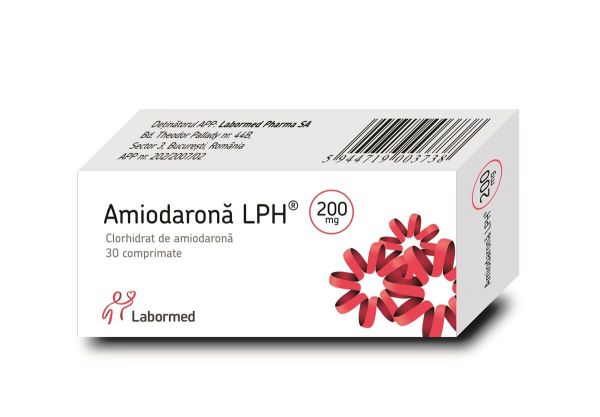 AMIODARONA LPH 200 mg x 30 COMPR. 200mg LABORMED PHARMA SA - Vezi ...