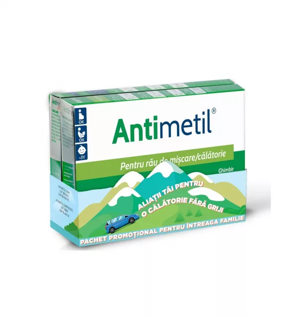 Antimetil 36 tablete + Antimetil 12 Gom Pachet promotional pentru ...
