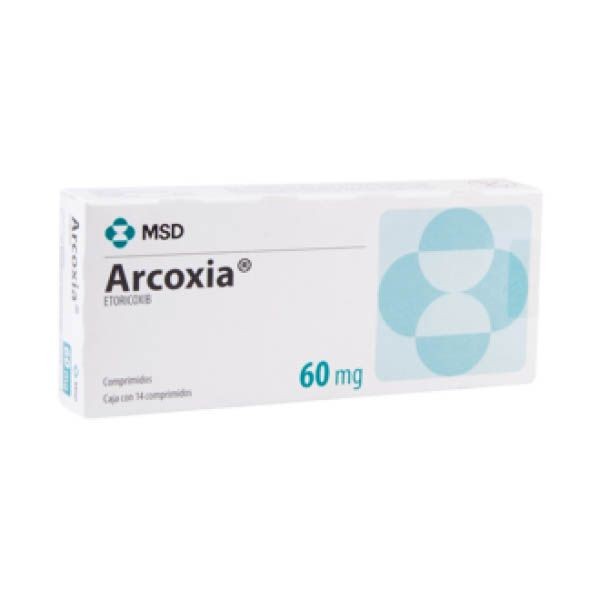 ARCOXIA 60 mg x 14 COMPR. FILM. 60mg MERCK SHARP & DOHME - Vezi ...