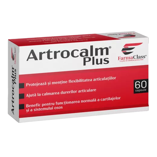 Artrocalm Plus 60 capsule - la pret mic | Pfarma.ro