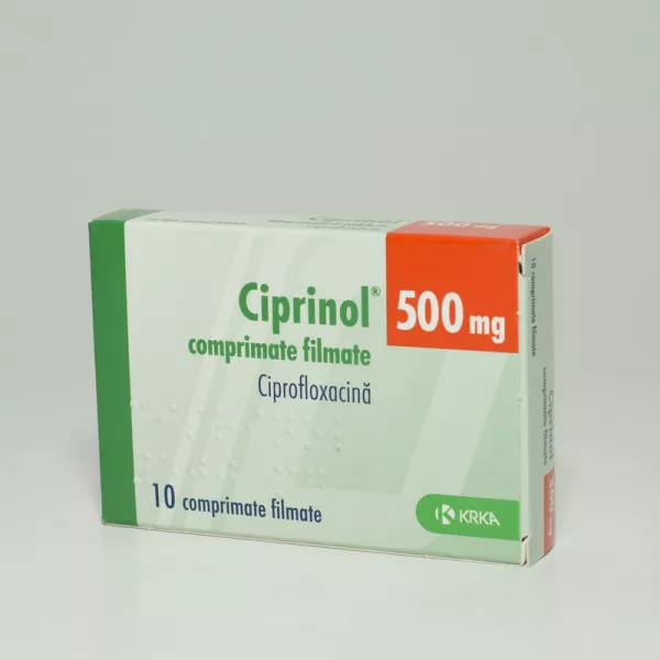 CIPRINOL 500 mg x 10 COMPR. FILM. 500mg KRKA D.D. NOVO MESTO - Vezi ...