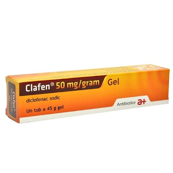 Clafen 50 mg/g gel 45 g - la pret mic | Pfarma.ro