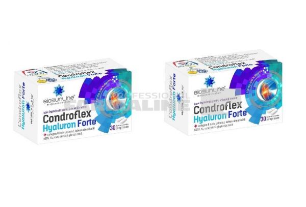Condroflex Hyaluron Forte 30 comprimate 1 + 1 Gratis - la pret mic ...