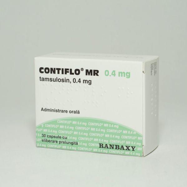 CONTIFLO MR x 30 CAPS. ELIB. PREL. 0,4mg RANBAXY UK LTD. - TERAPIA ...