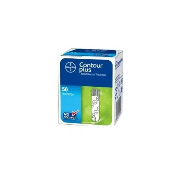 Contour Plus Teste glicemie 50 bucati - la pret mic | Pfarma.ro
