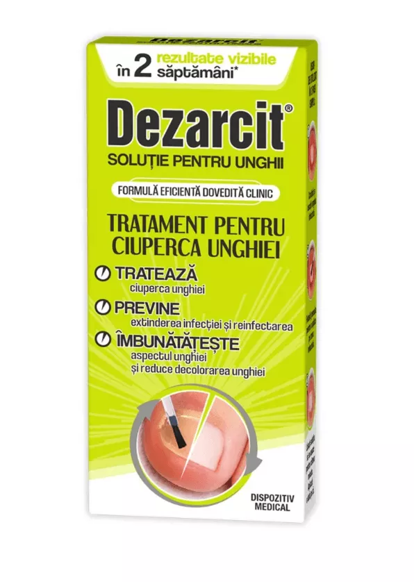 Dezarcit Solutie tratament pentru ciuperca unghiei 5 ml - la pret mic ...