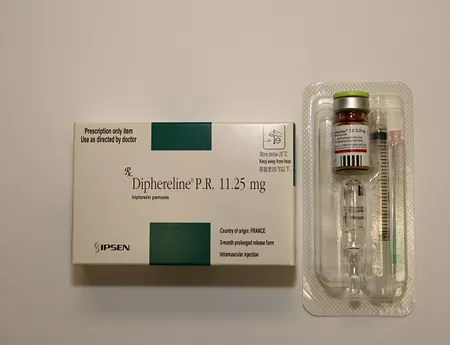 DIPHERELINE PR 11,25 mg x 1 PULB. + SOLV. PT. SUSP. INJ. C 11,25mg ...