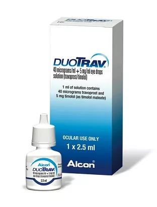 DUOTRAV 40mcg/ml + 5mg/ml x 1 PIC. OFT.-SOL. 40mcg/ml + 5mg/ml ALCON ...