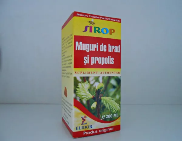 Elidor Sirop patlagina muguri de brad si propolis 200 ml - la pret mic ...