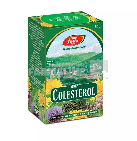 Fares Ceai colesterol 50 g - la pret mic | Pfarma.ro