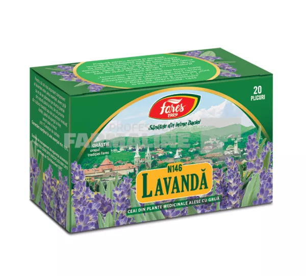 Fares Ceai de Lavanda 20 plicuri - la pret mic | Pfarma.ro