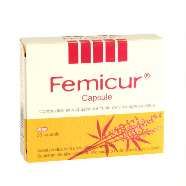 Femicur 30 capsule - la pret mic | Pfarma.ro