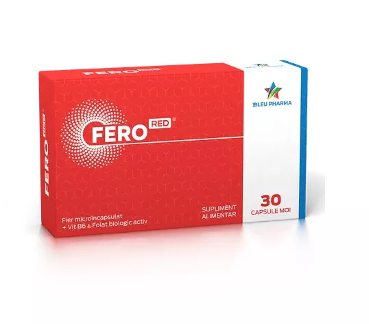 Fero Red 30 comprimate - la pret mic | Pfarma.ro