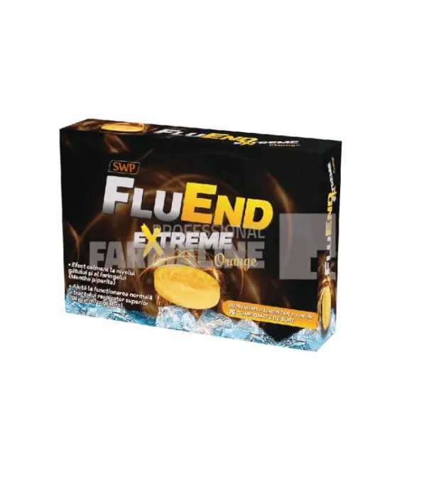 Fluend Extreme cu aroma de portocale 16 comprimate - la pret mic ...