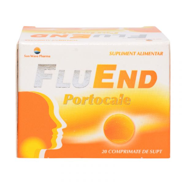 FluEnd Portocale 20 Comprimate - la pret mic | Pfarma.ro