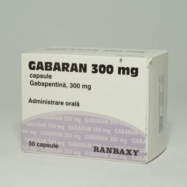GABARAN 300 mg x 50 CAPS. 300mg RANBAXY UK LTD.- TERAPIA - Vezi ...