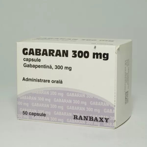 GABARAN 300 mg x 50 CAPS. 300mg RANBAXY UK LTD.- TERAPIA - Vezi ...