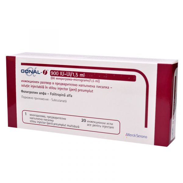 GONAL-f 900 UI/1,5ml (66 µg/1,5 ml) X 1 - Vezi prospectul | Pfarma.ro