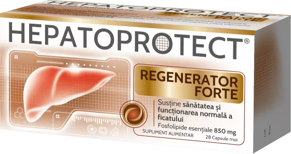 Hepatoprotect Regenerator Forte 28 capsule - la pret mic | Pfarma.ro