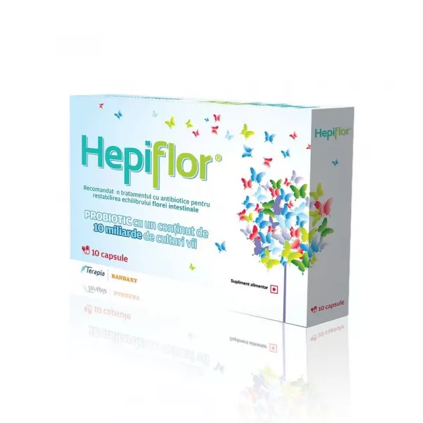 Hepiflor 10 capsule - la pret mic | Pfarma.ro