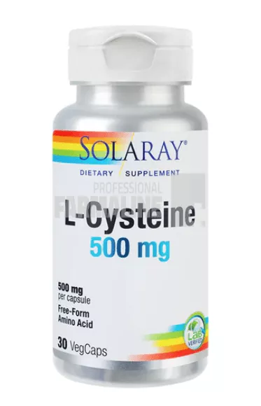L-Cysteine 500 mg 30 capsule - la pret mic | Pfarma.ro