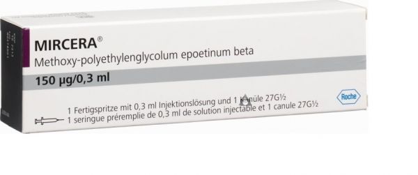 MIRCERA 150mcg/0,3ml x 1 SOL. INJ. IN SERINGA PREUMPLUT 150mcg/0,3ml ...
