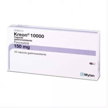Kreon 10000 20 capsule gastrorezistente - la pret mic | Pfarma.ro