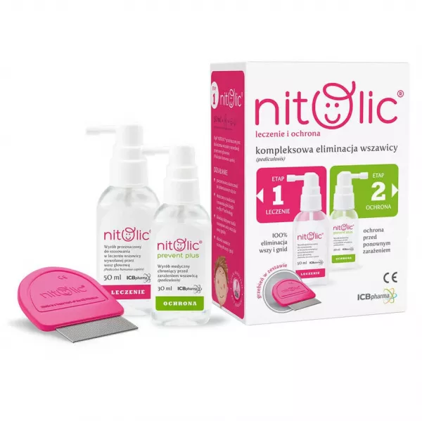 Nitolic Kit Tratament complex paduchi si lindini 50 ml - la pret mic ...