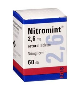 NITROMINT 2,6 mg x 60 COMPR. ELIB. PREL. 2,6mg EGIS PHARMACEUTICALS ...