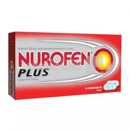 Nurofen Plus 12 comprimate filmate - la pret mic | Pfarma.ro