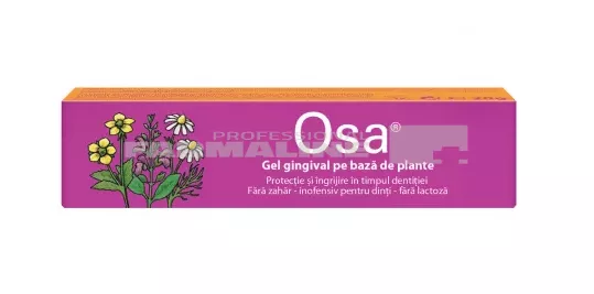 OSA Gel gingival pe baza de plante 20 g - la pret mic | Pfarma.ro
