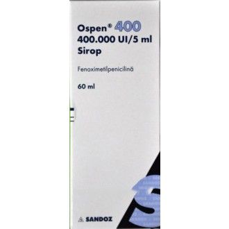 OSPEN 400 000 U I /5 ml x 1 SUSP. ORALA 400.000U.I./5ml SANDOZ GMBH ...