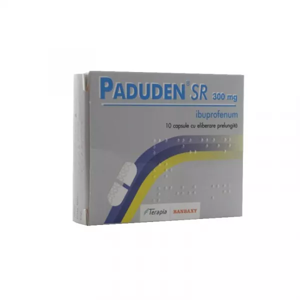 PADUDEN R SR 300 mg x 10 CAPS. ELIB. PREL. 300mg TERAPIA SA - Vezi ...
